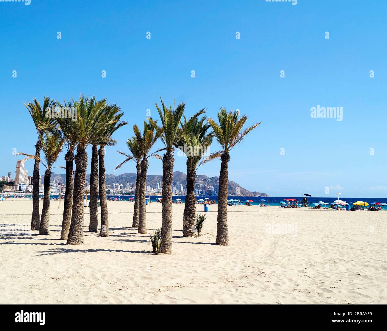 Poniente beach in benidorm hi-res stock photography and images - Alamy