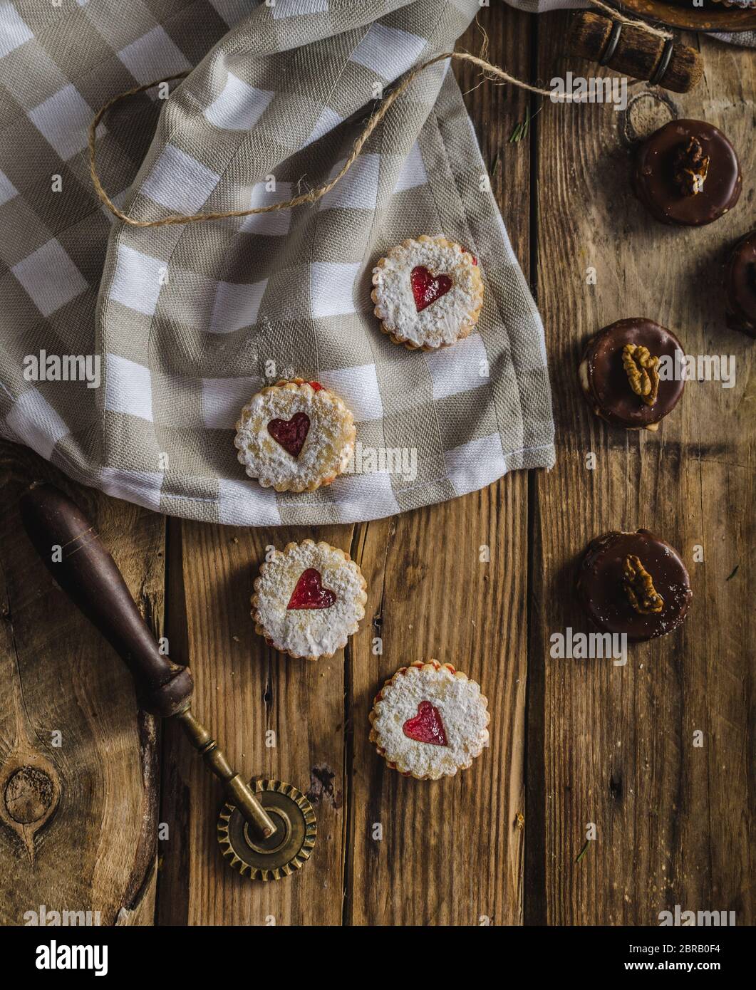 Czech Christmas cookies, traditional and delicious candy Stock Photo ...