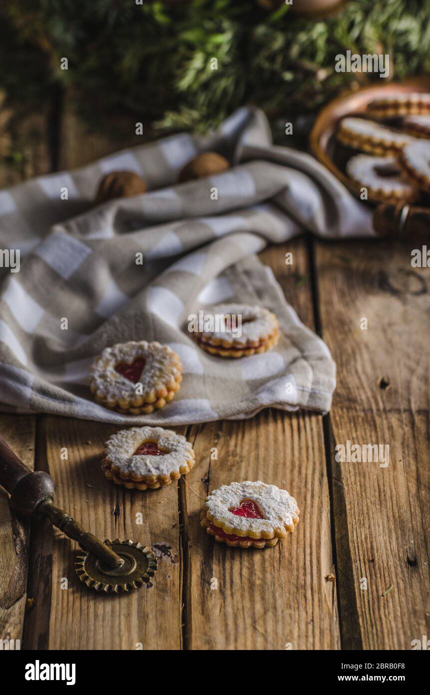 Czech Christmas cookies, traditional and delicious candy Stock Photo ...