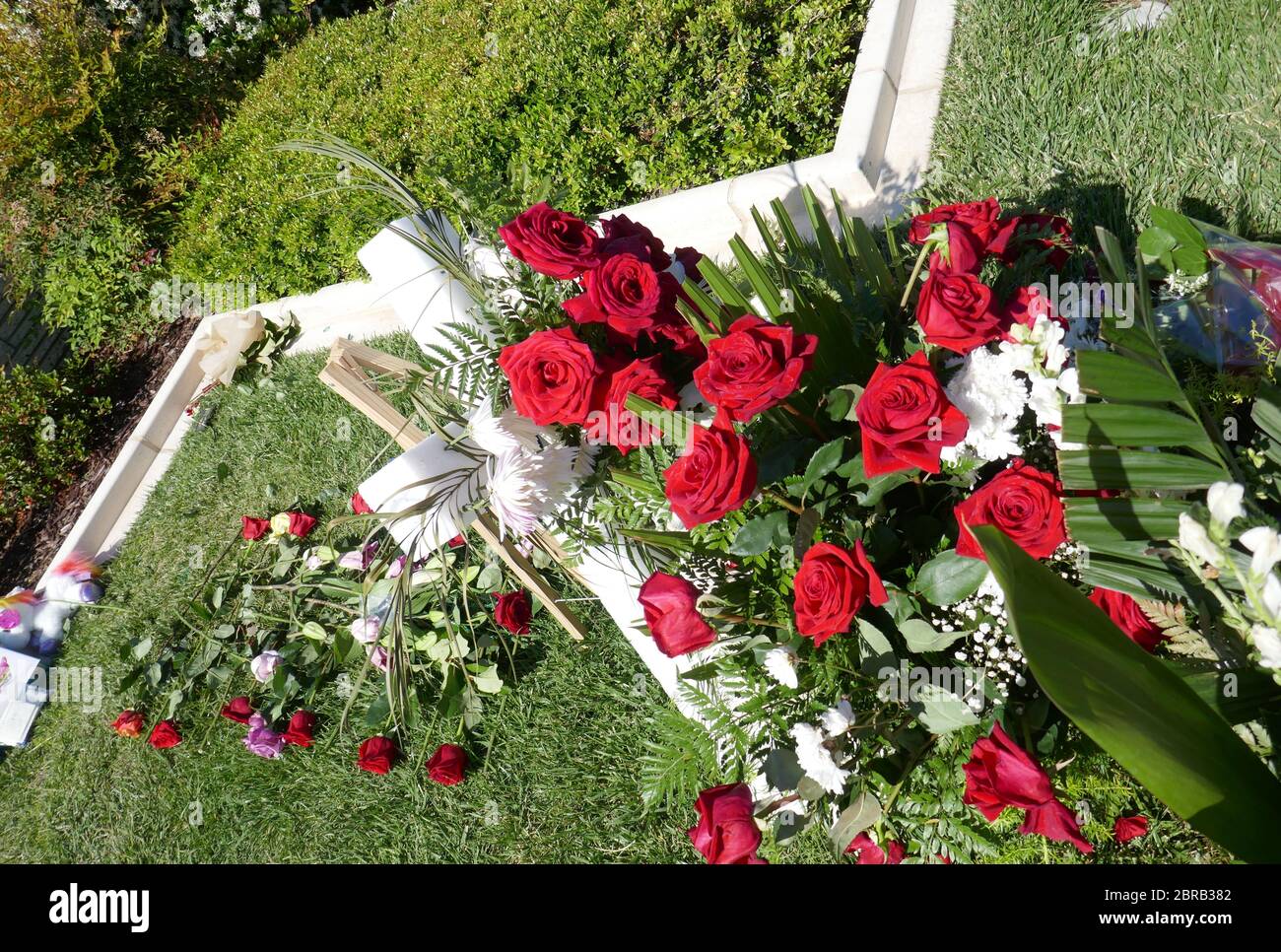 Los Angeles, California, USA 20th May 2020 A general view of atmosphere of Paul Walker's Grave ...
