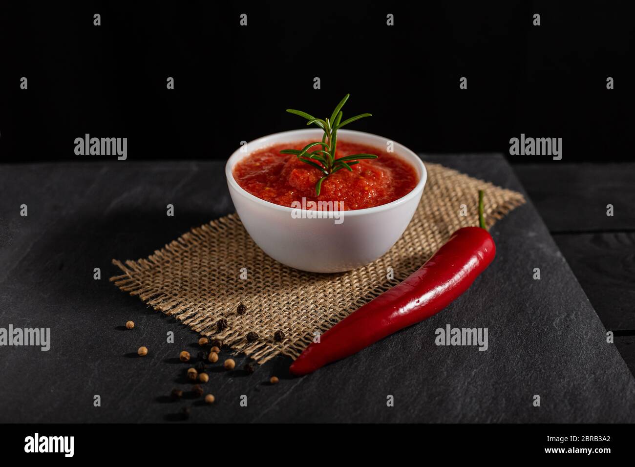 Ajika is a Georgian, spicy sauce made with tomatoes, chilli and garlic ...