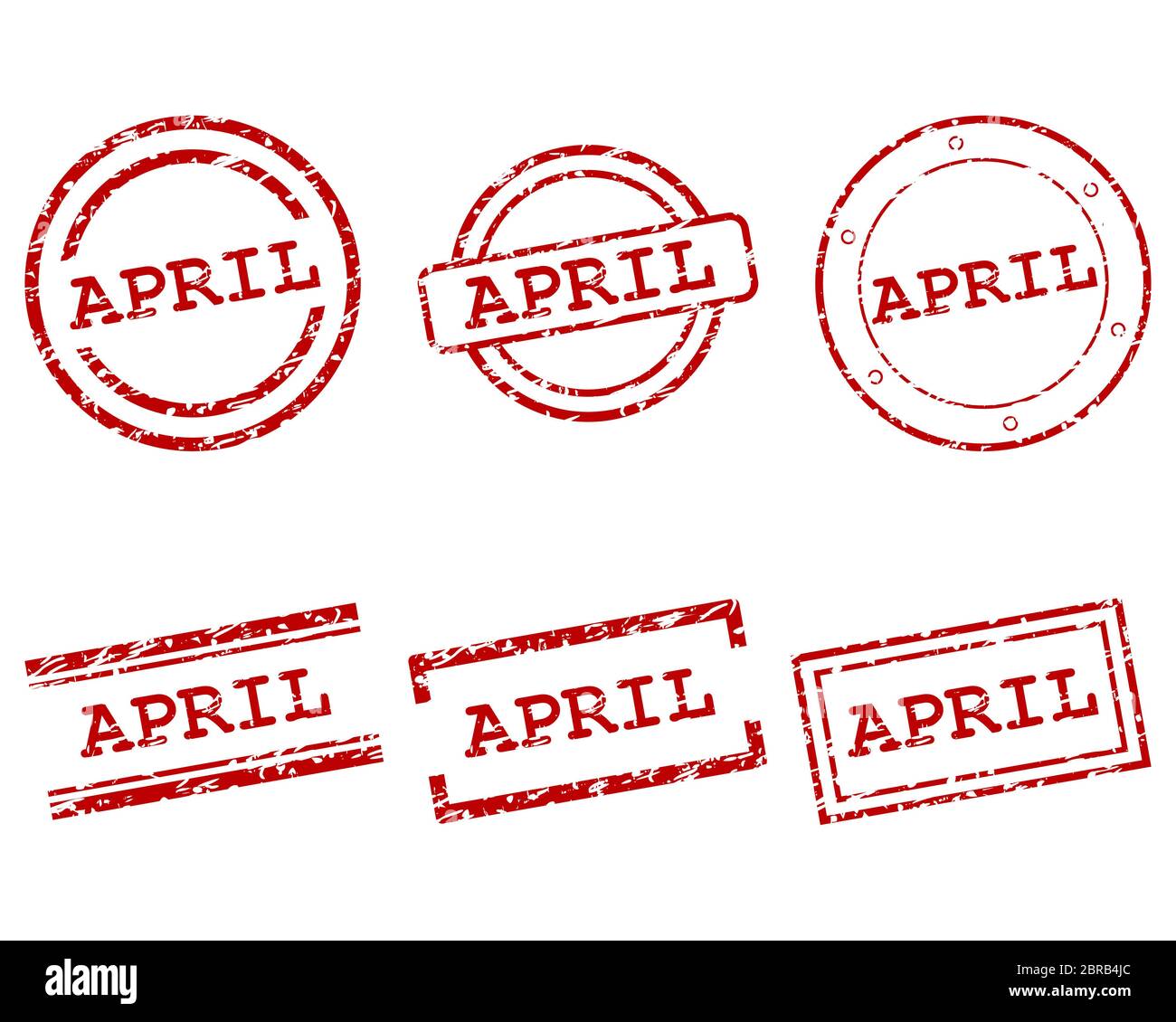 April tag Cut Out Stock Images & Pictures - Alamy