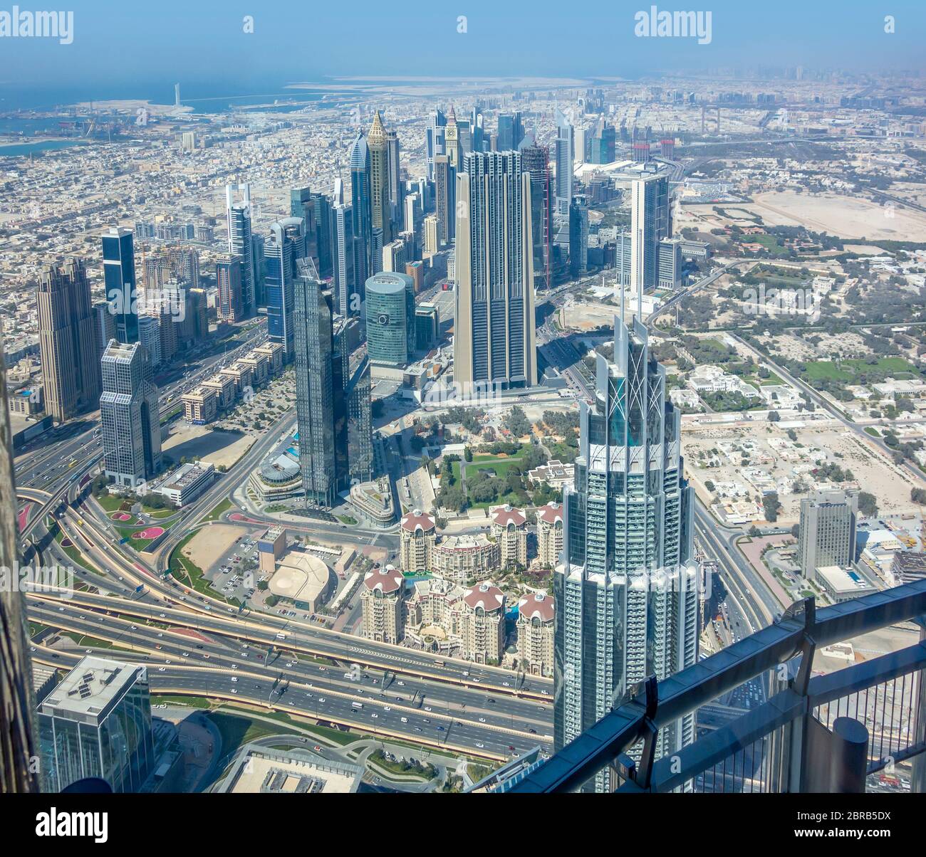 aerial view of Dubai in the United Arab Emirates Stock Photo - Alamy