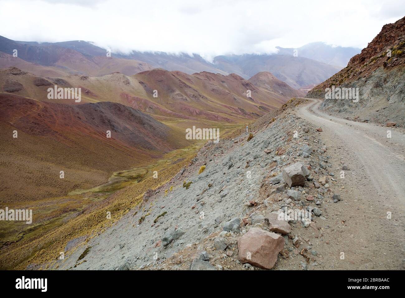 National Route 40, also known as Ruta 40, in northern Argentina. It is ...
