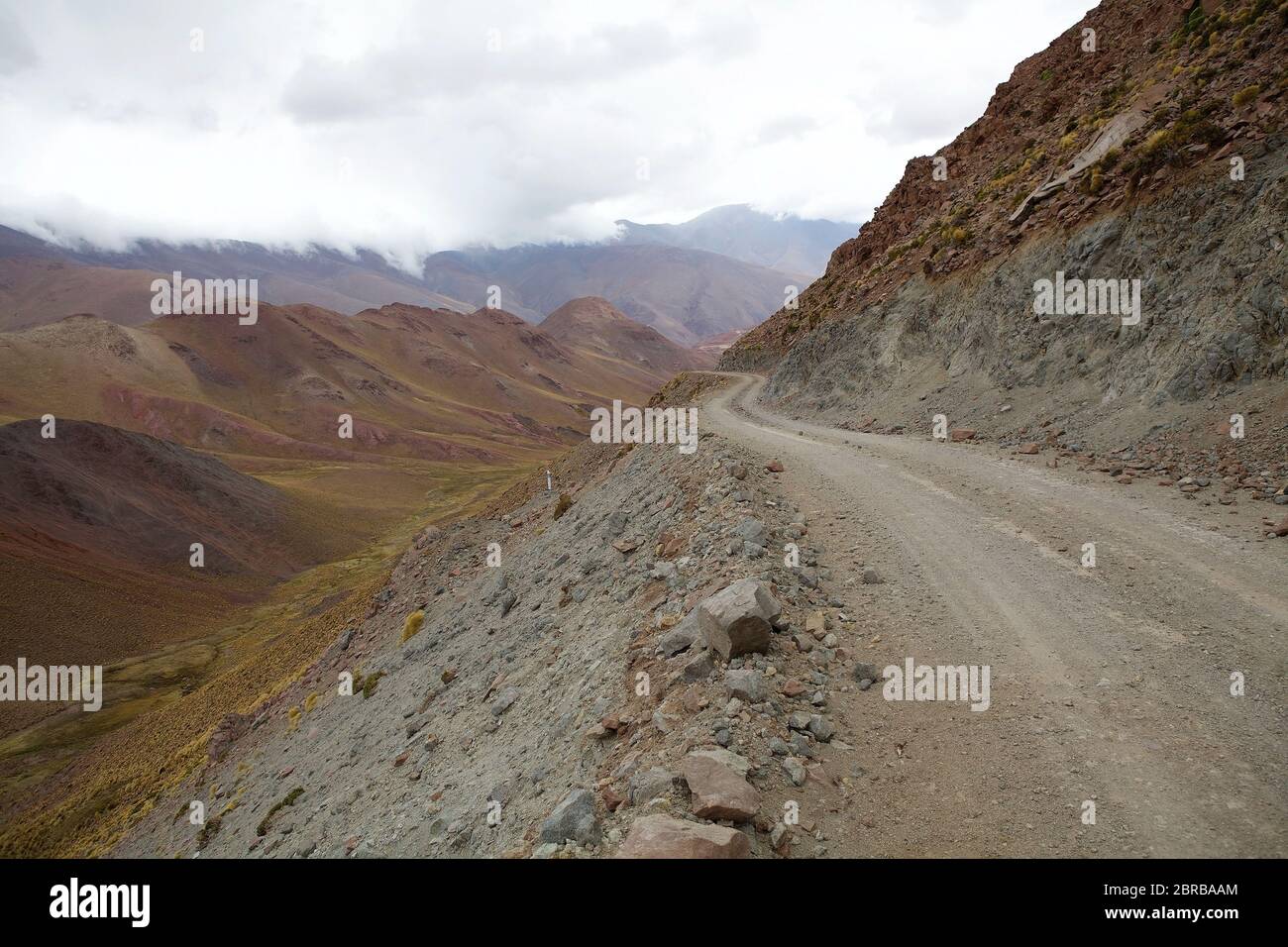 National Route 40, also known as Ruta 40, in northern Argentina. It is ...