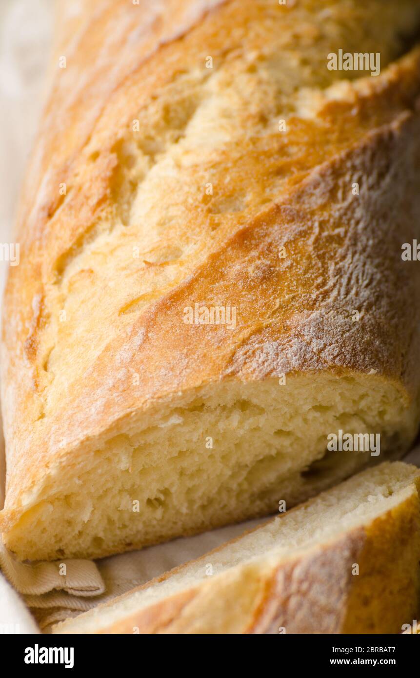 Fresh baguette delish crispy, food photography, vintage food stock ...