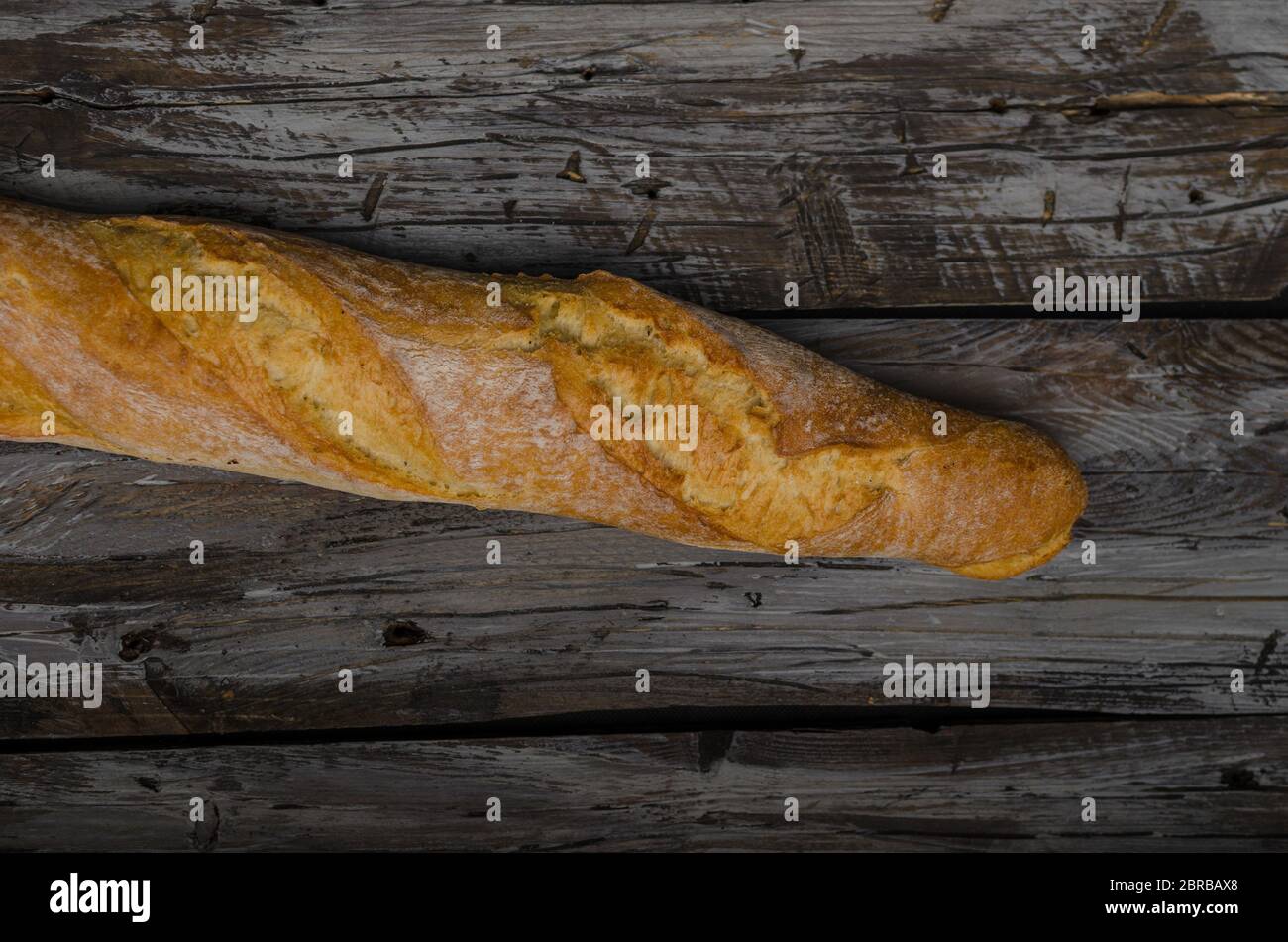 Fresh baguette delish crispy, food photography, vintage food stock ...