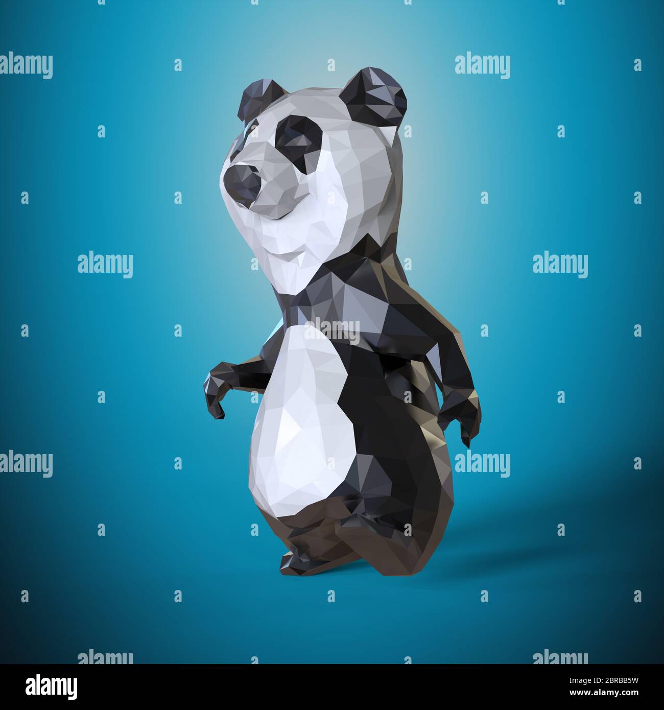 Polygon panda hi-res stock photography and images - Alamy