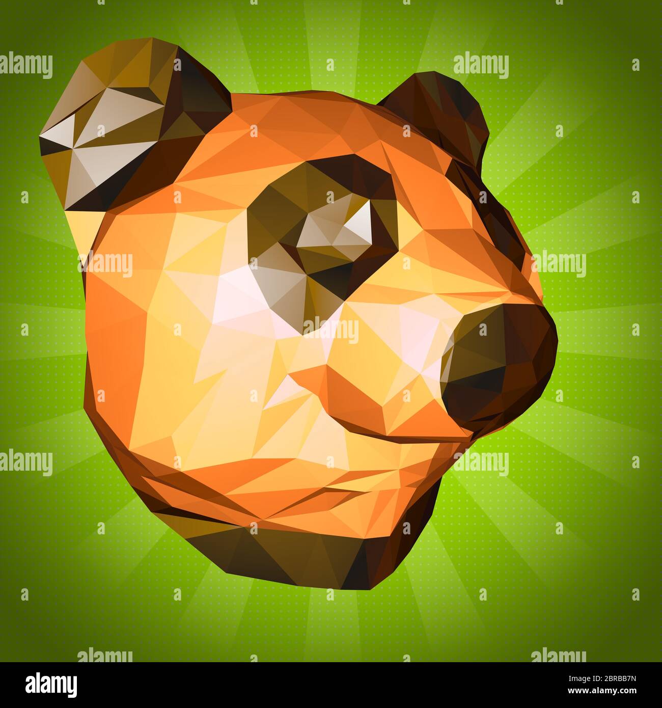 Panda low poly hi-res stock photography and images - Alamy