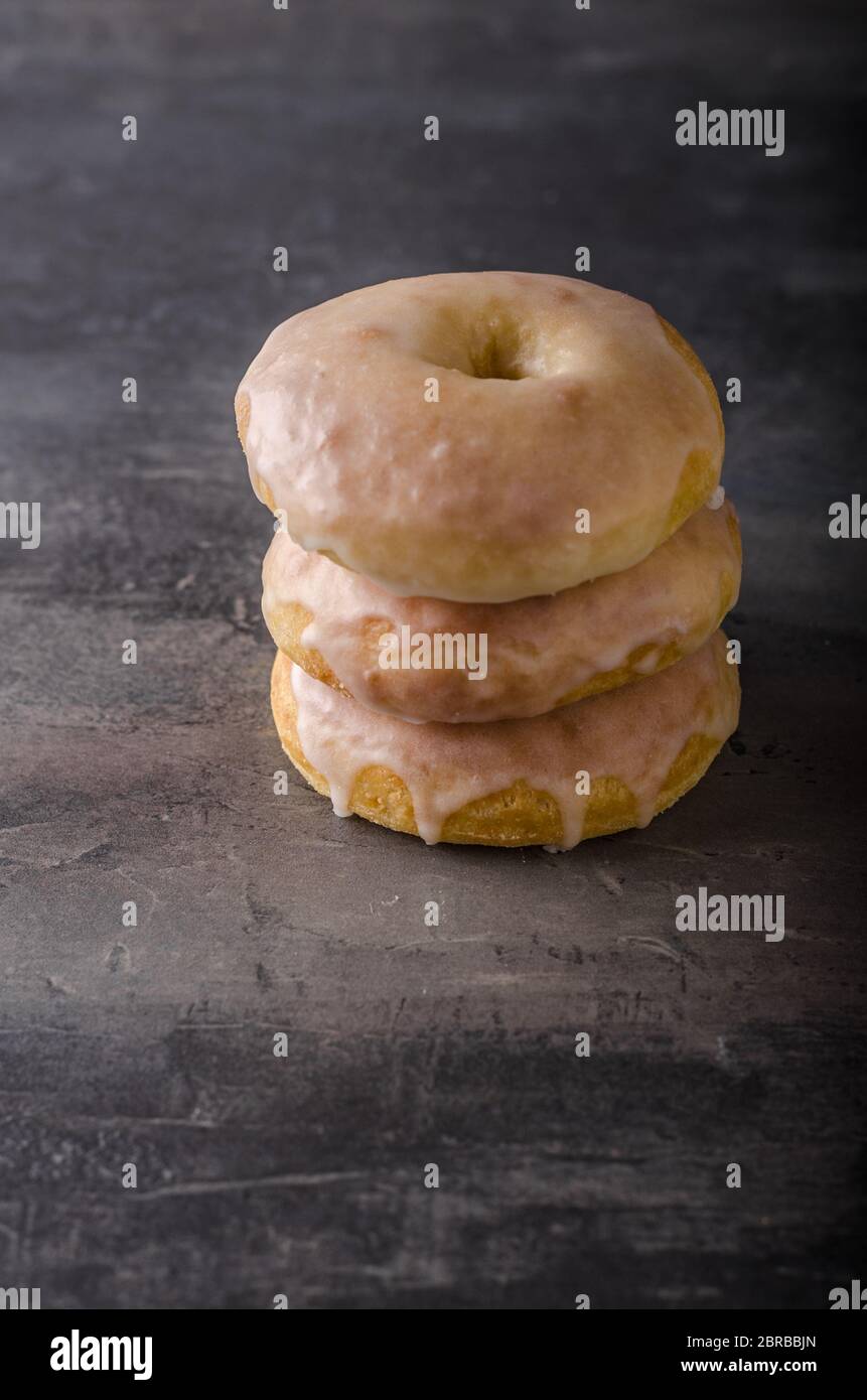 Homemade donuts delish, chocolate and sugar topped Stock Photo - Alamy