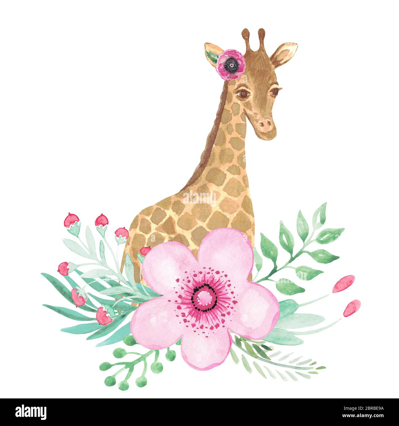 Giraffe Baby Shower Clip Art