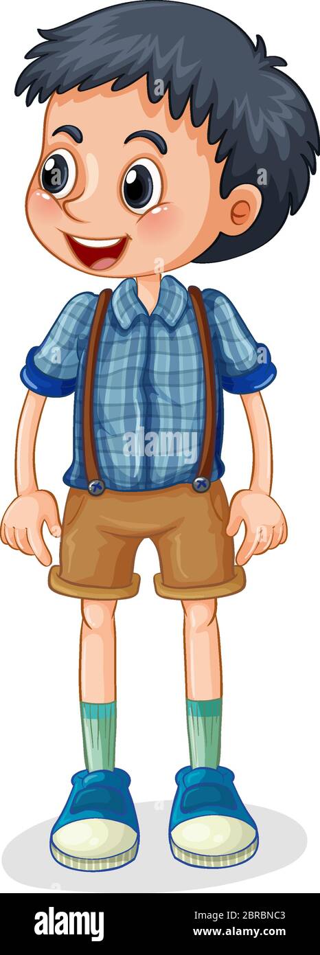 Young boy cartoon character illustration Stock Vector Image & Art - Alamy