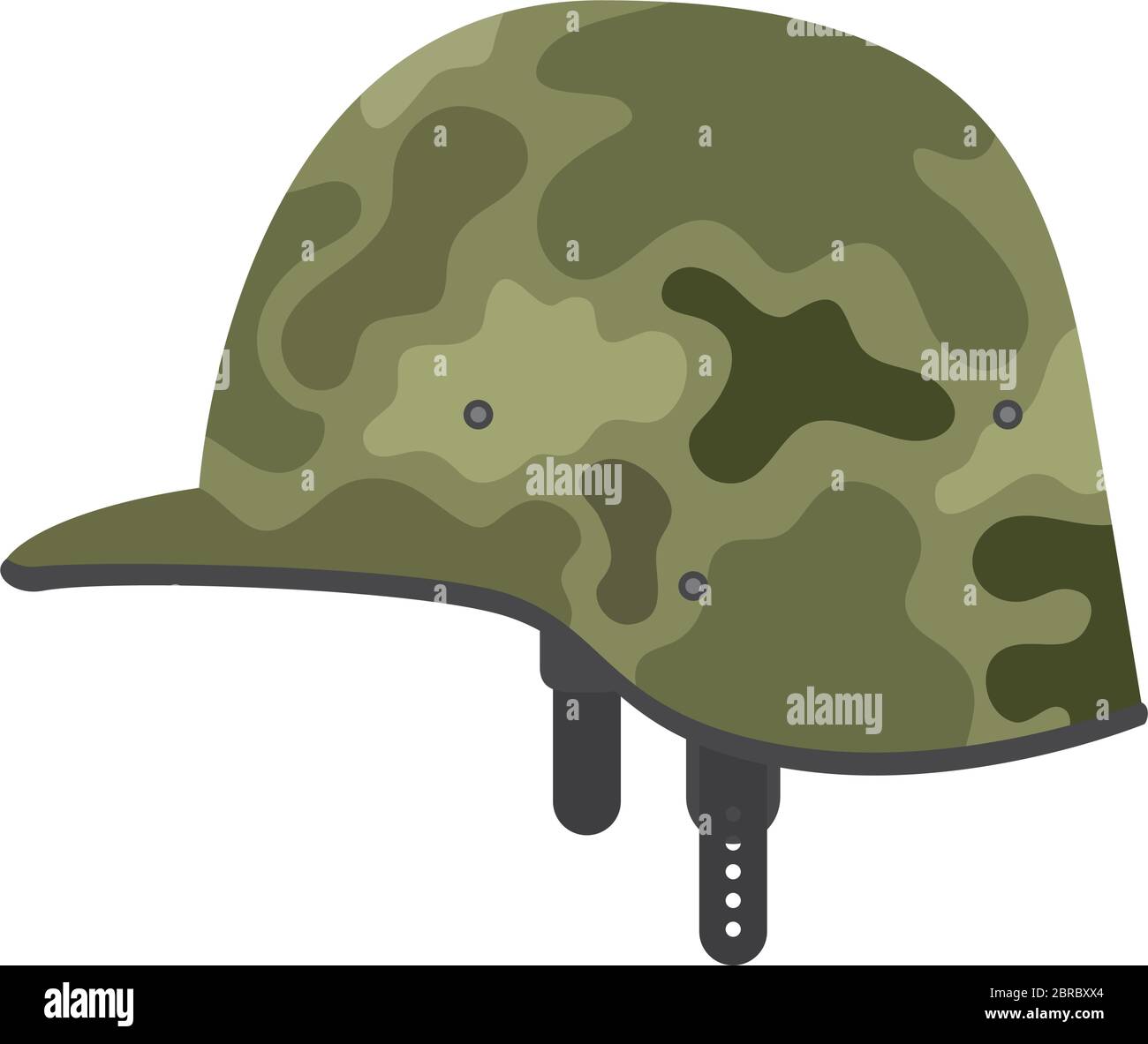 camouflaged helmet soldier isolated icon Stock Vector Image & Art - Alamy