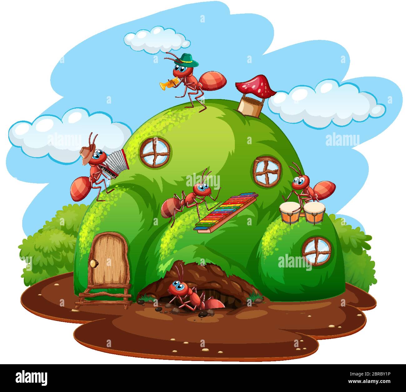 Insects in tree Cut Out Stock Images & Pictures - Alamy