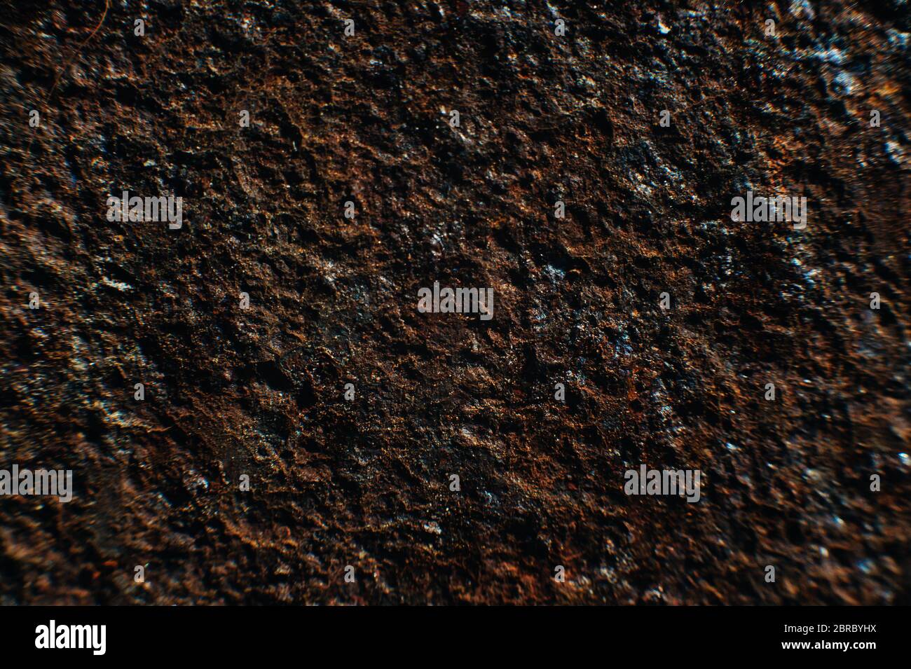 A sheet of rusty iron. Texture, rust texture. Close-up .Macro ...