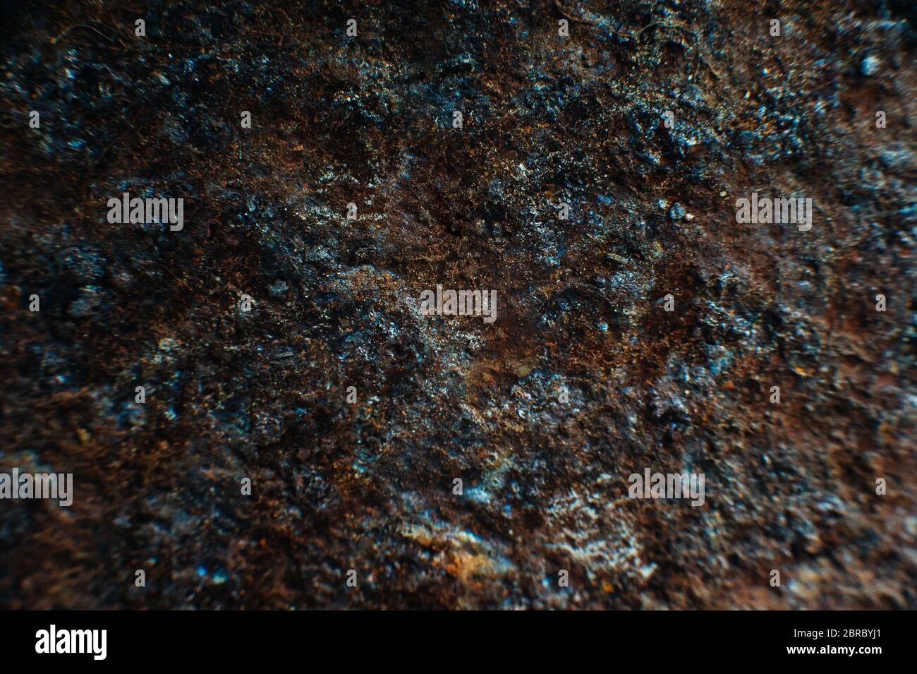 A sheet of rusty iron. Texture, rust texture. Close-up .Macro ...