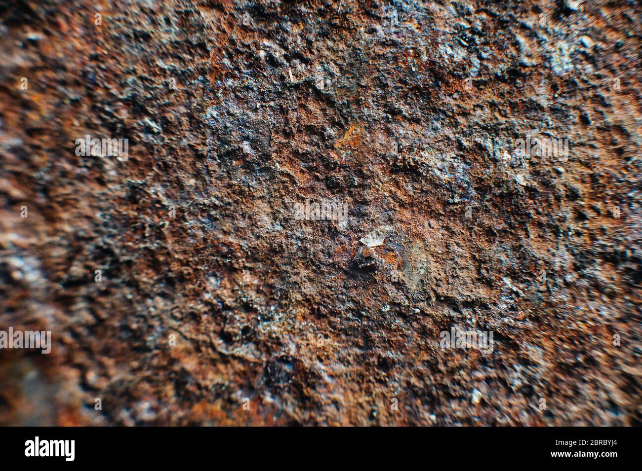 A sheet of rusty iron. Texture, rust texture. Close-up .Macro ...