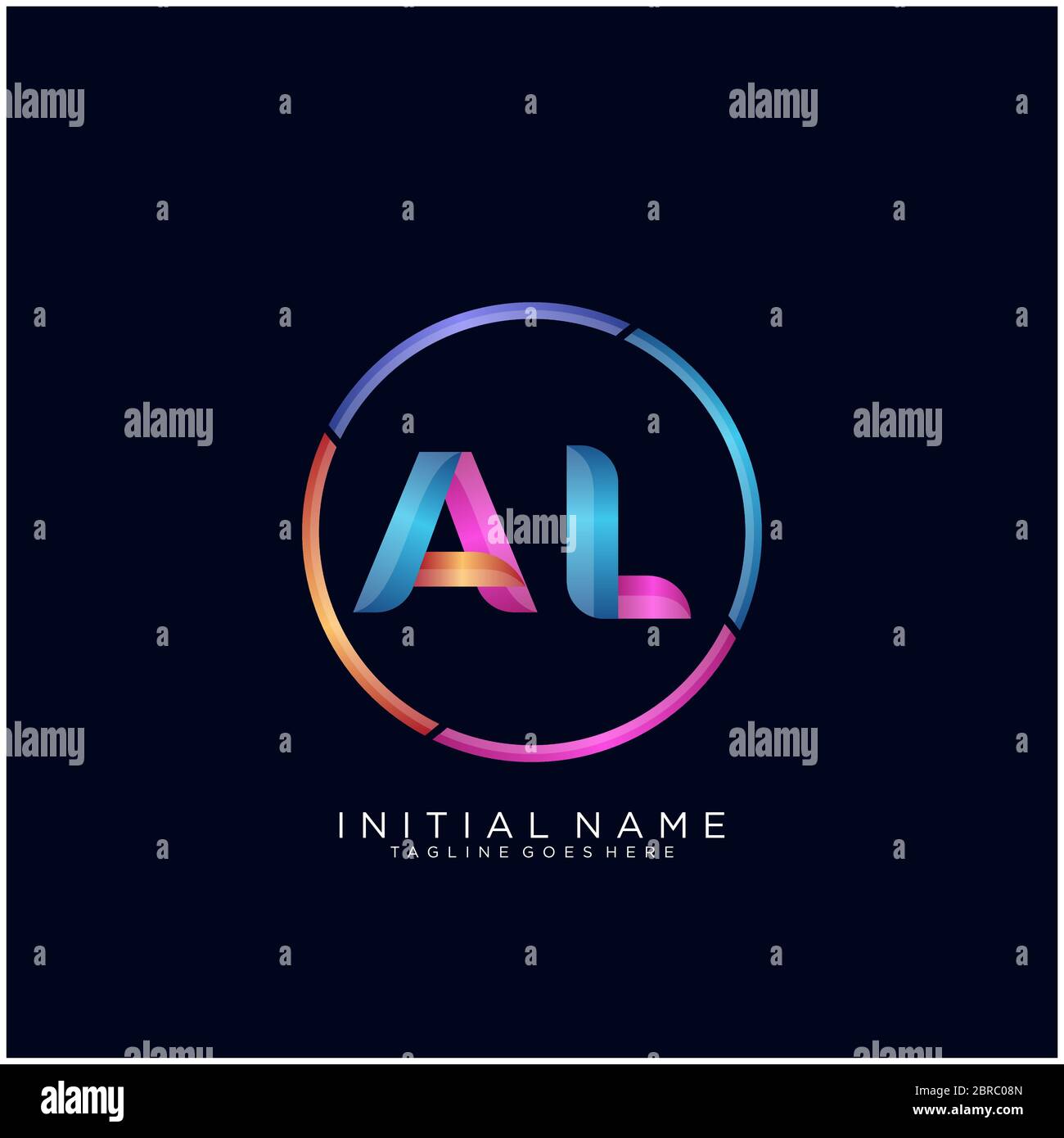Al logo 3d hi-res stock photography and images - Alamy