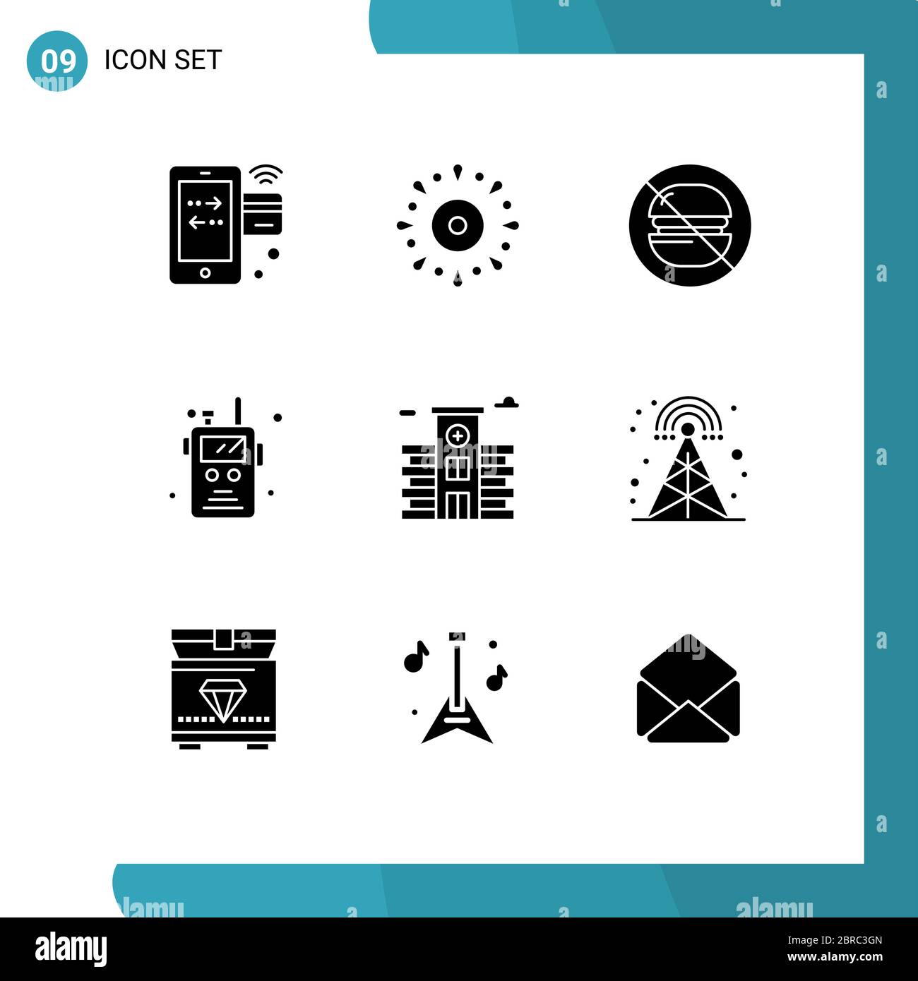 Police radio tower Stock Vector Images - Alamy