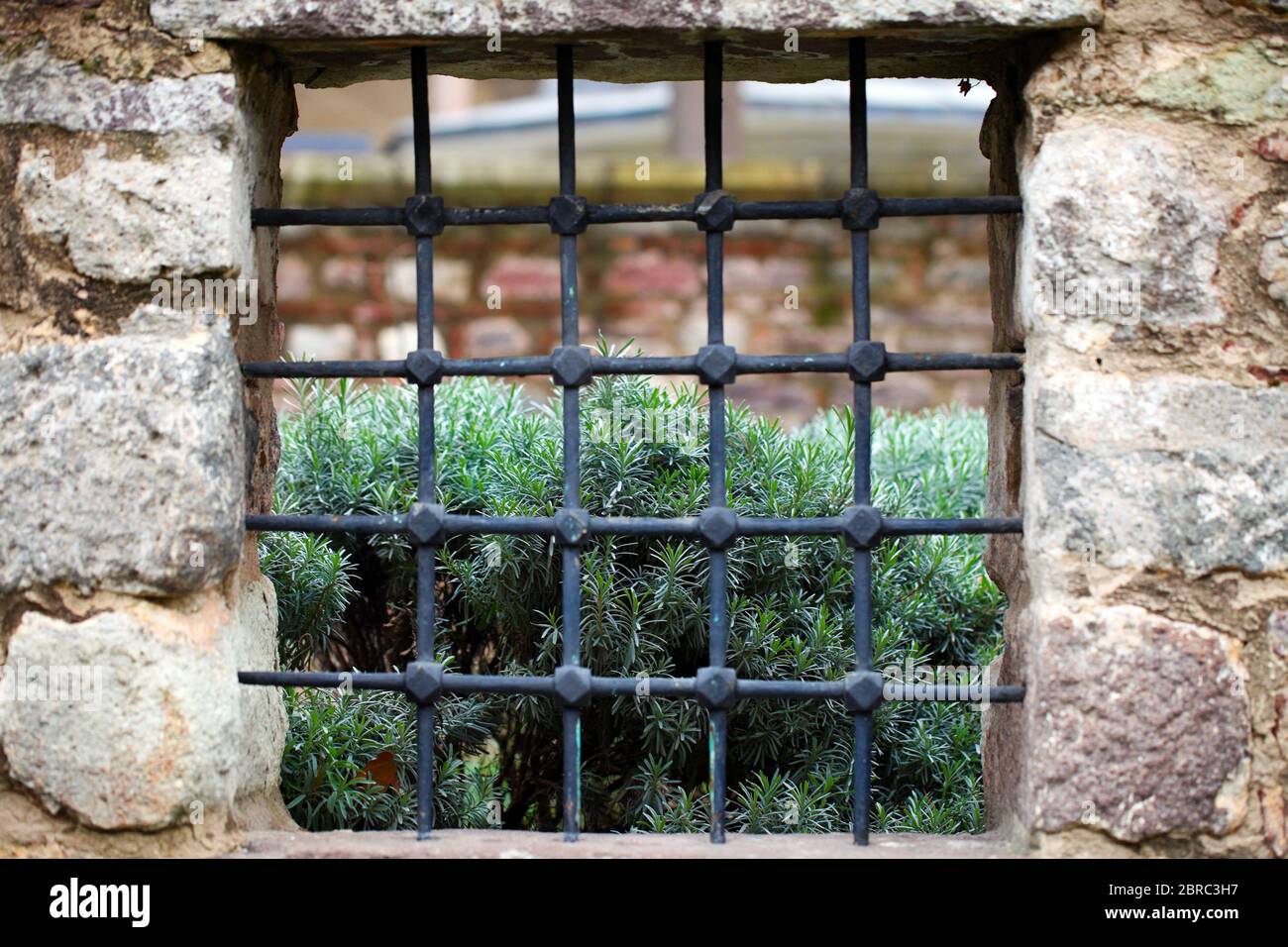 Abstract Ancient Building Houses Windows Details Photo Stock Photo - Alamy
