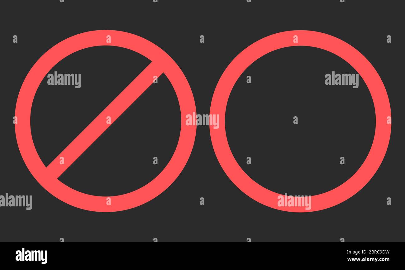 Stop Sign Black Background