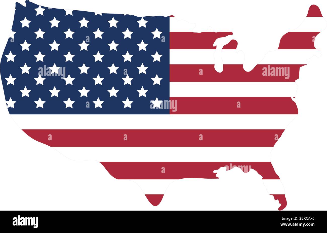 Map washington flag in Cut Out Stock Images & Pictures - Alamy