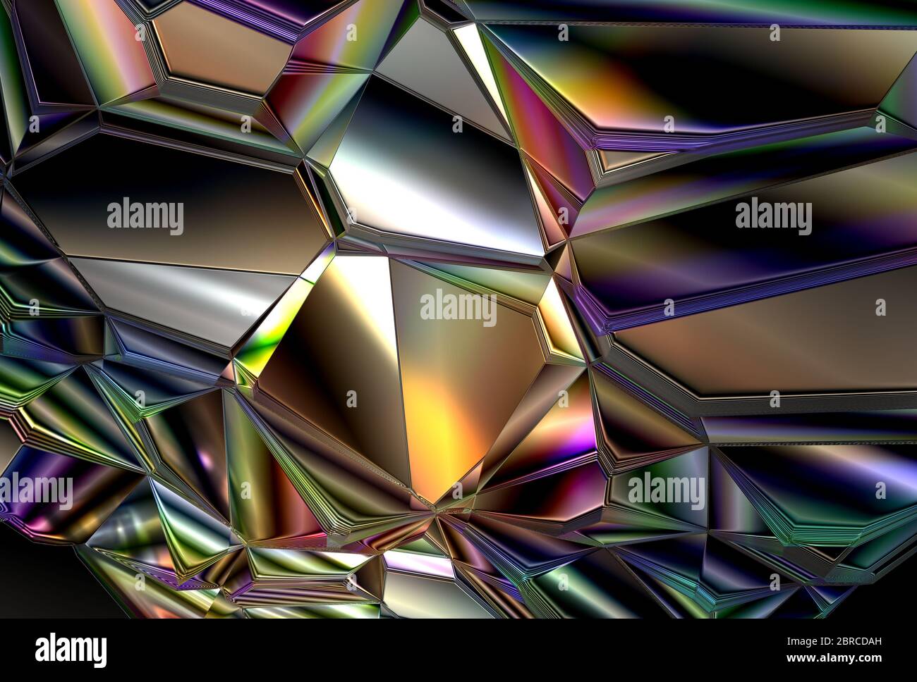 abstract polished shiny metal glass shards Stock Photo - Alamy