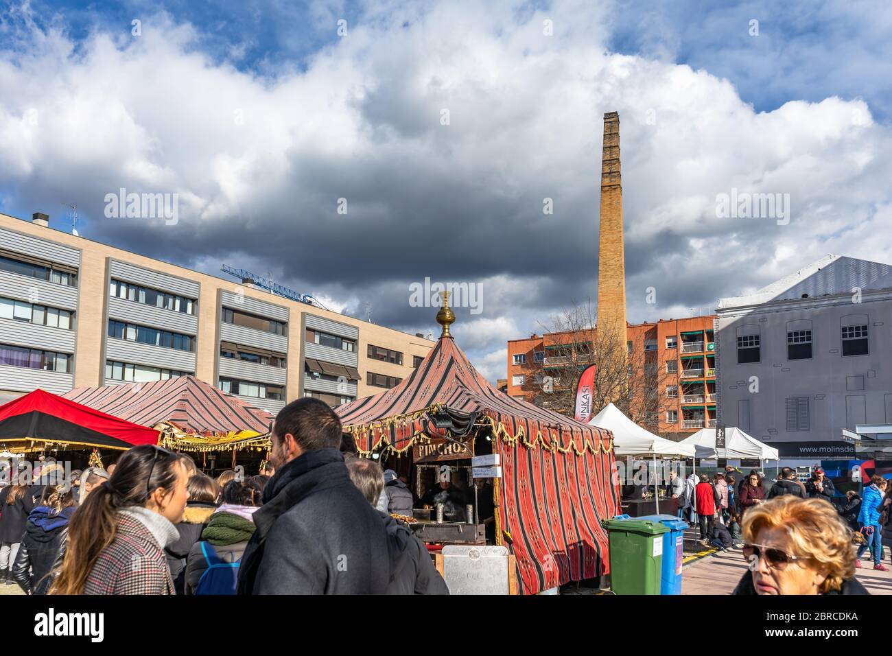 Fira de la Candelera fair in Molins de Rei, Catalonia, Spain Stock ...