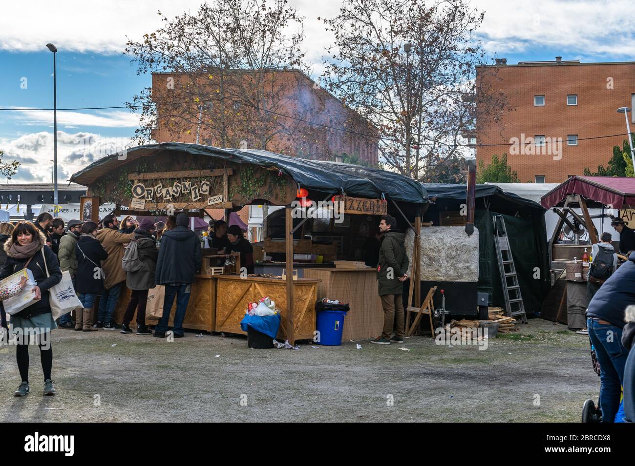 Fira de la Candelera fair in Molins de Rei, Catalonia, Spain Stock ...