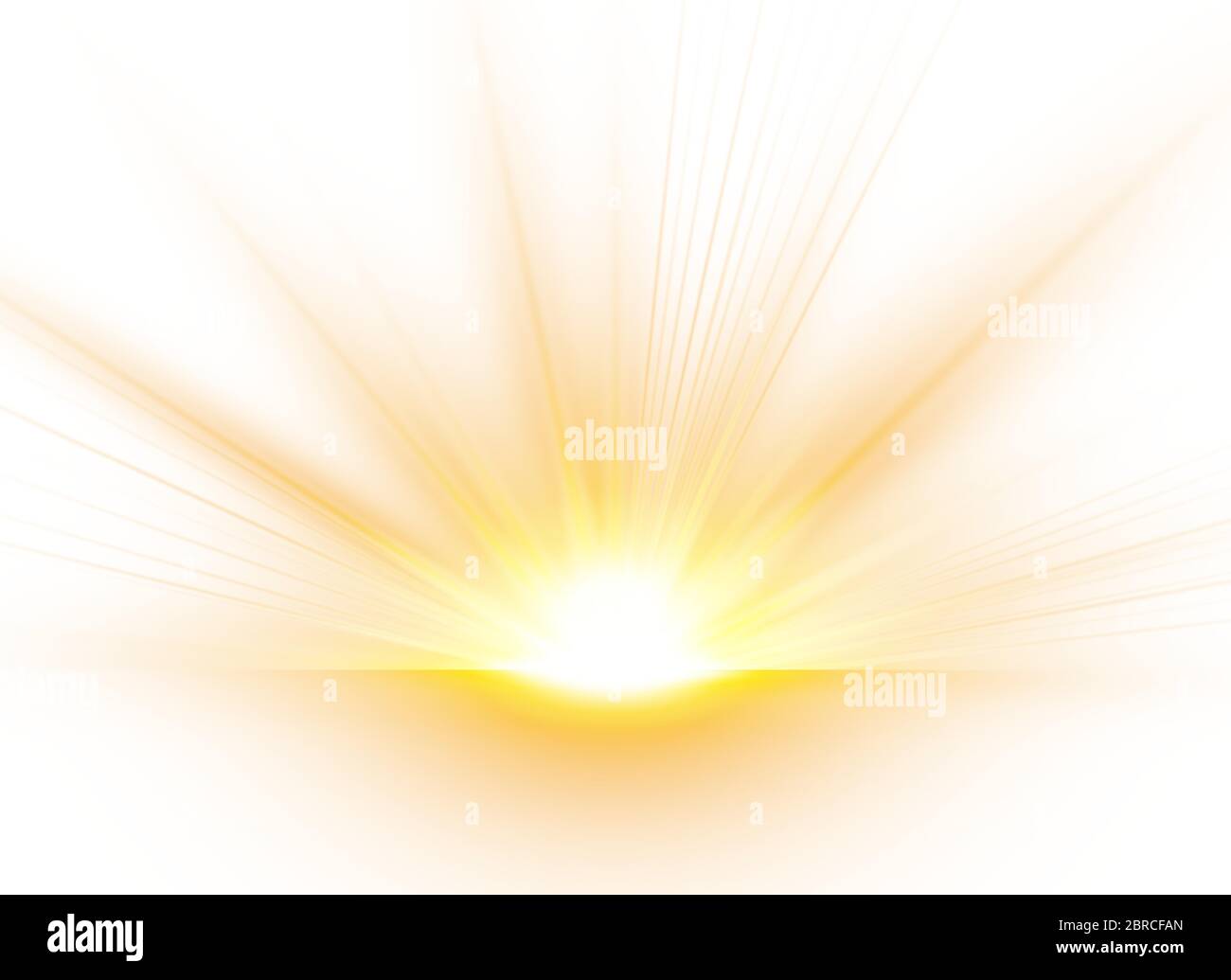 Sunrise, dawn. Sunlight a translucent special design of the light ...