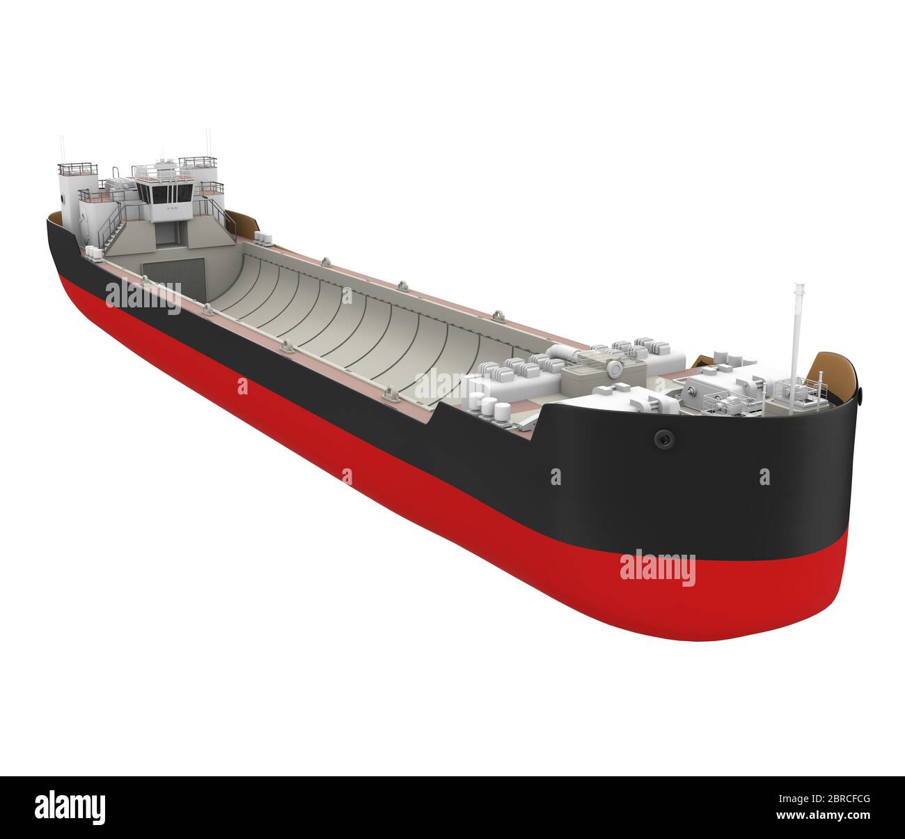 Freight Ship Isolated Stock Photo - Alamy