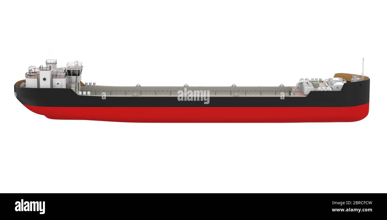 Freight Ship Isolated Stock Photo - Alamy