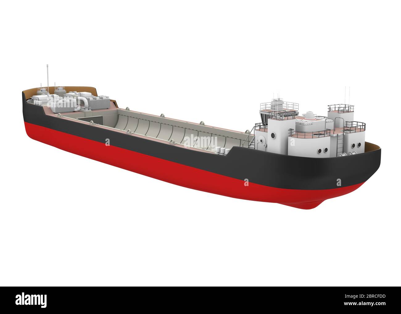 Freight Ship Isolated Stock Photo - Alamy