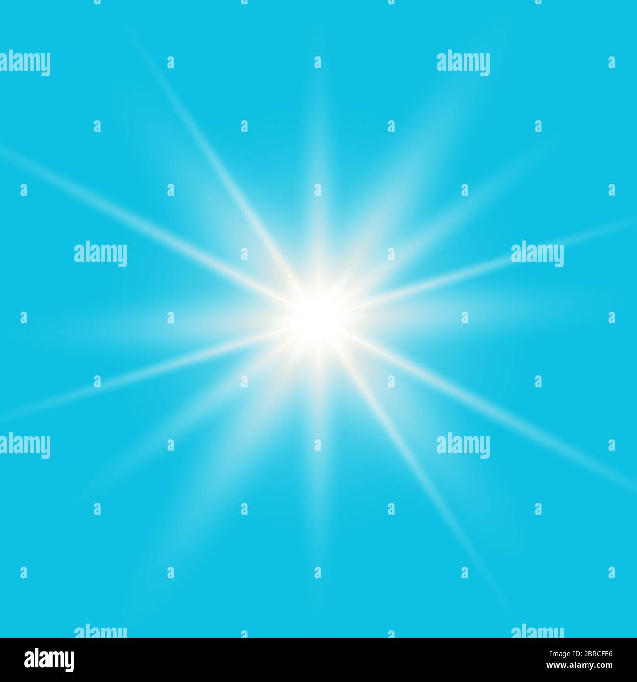 Sunlight translucent special design light effect on a blue background ...