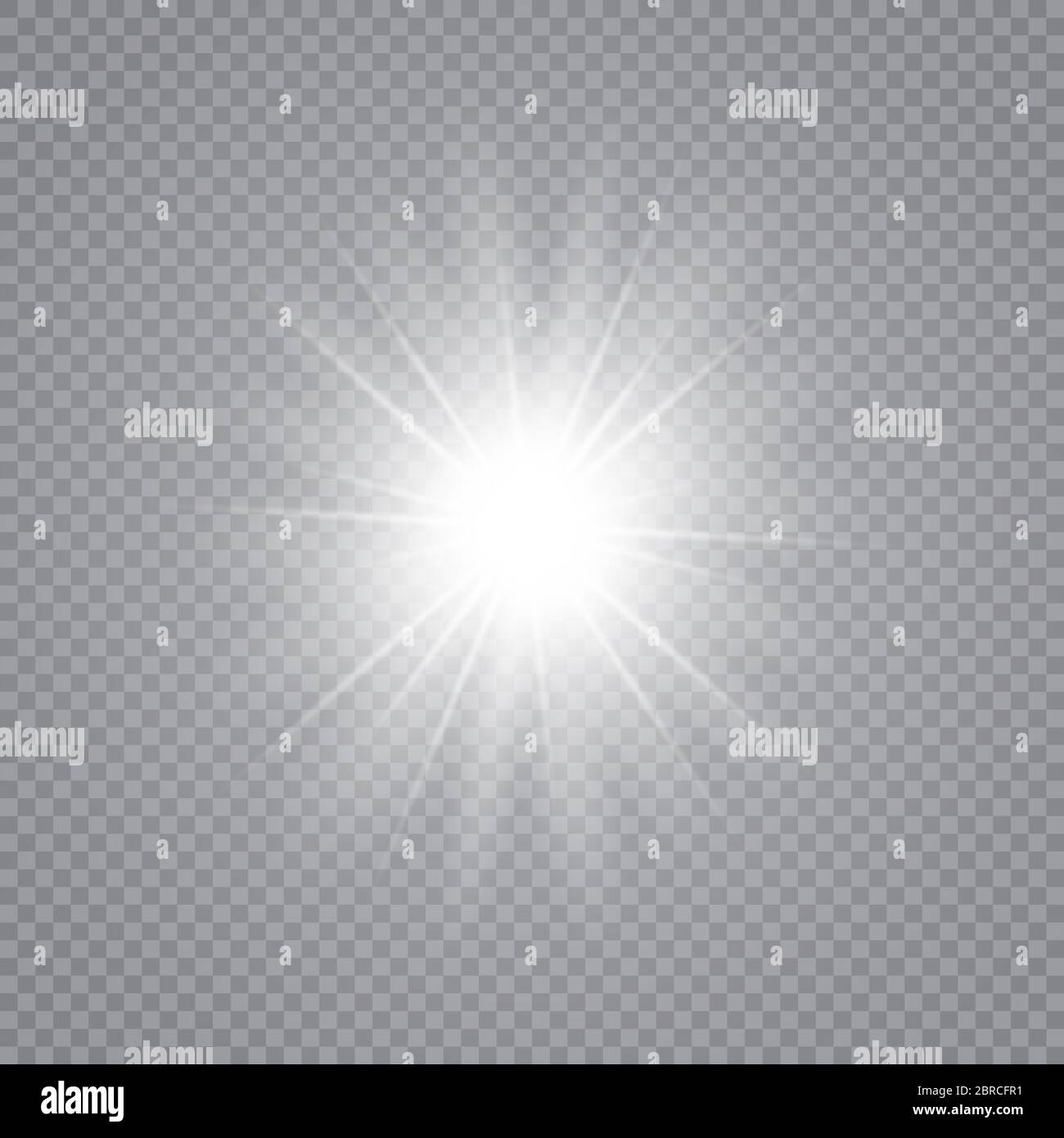 White sun ray Stock Vector Images - Alamy