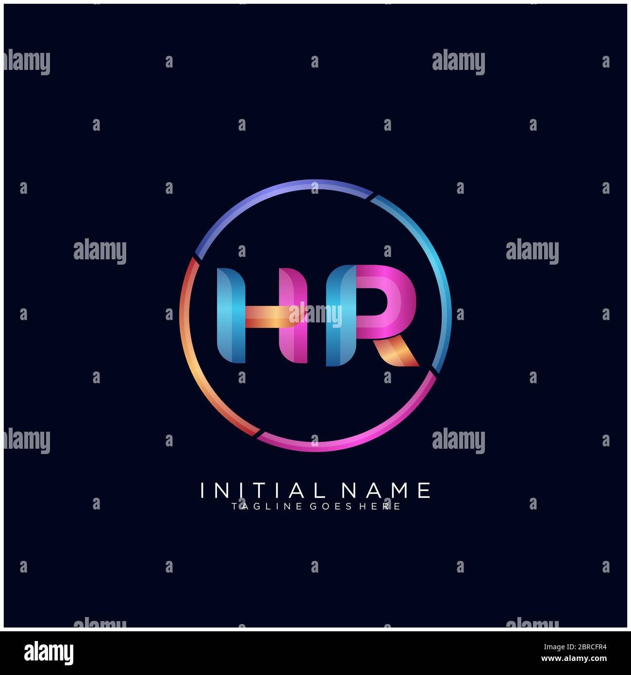 Hr alphabet Stock Vector Images - Alamy