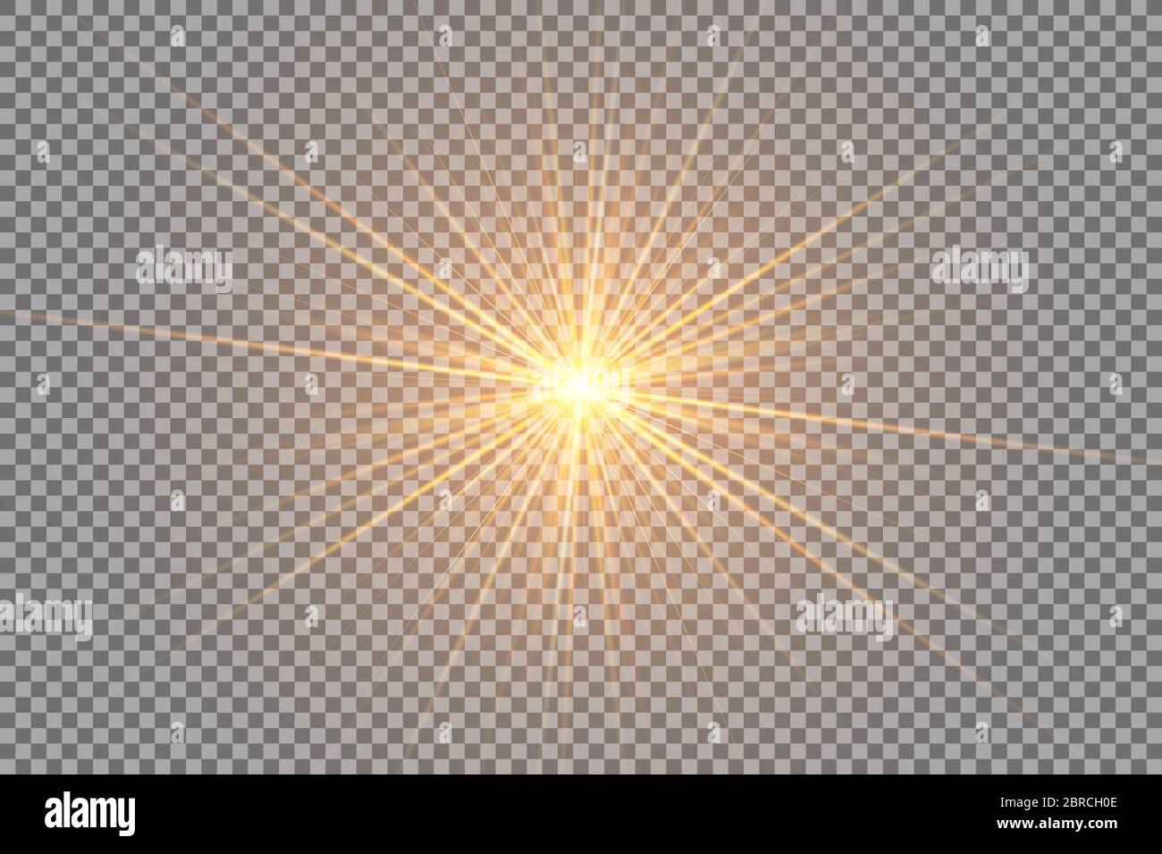 Glow light effect, explosion, glitter, spark, sun flash. Vector ...