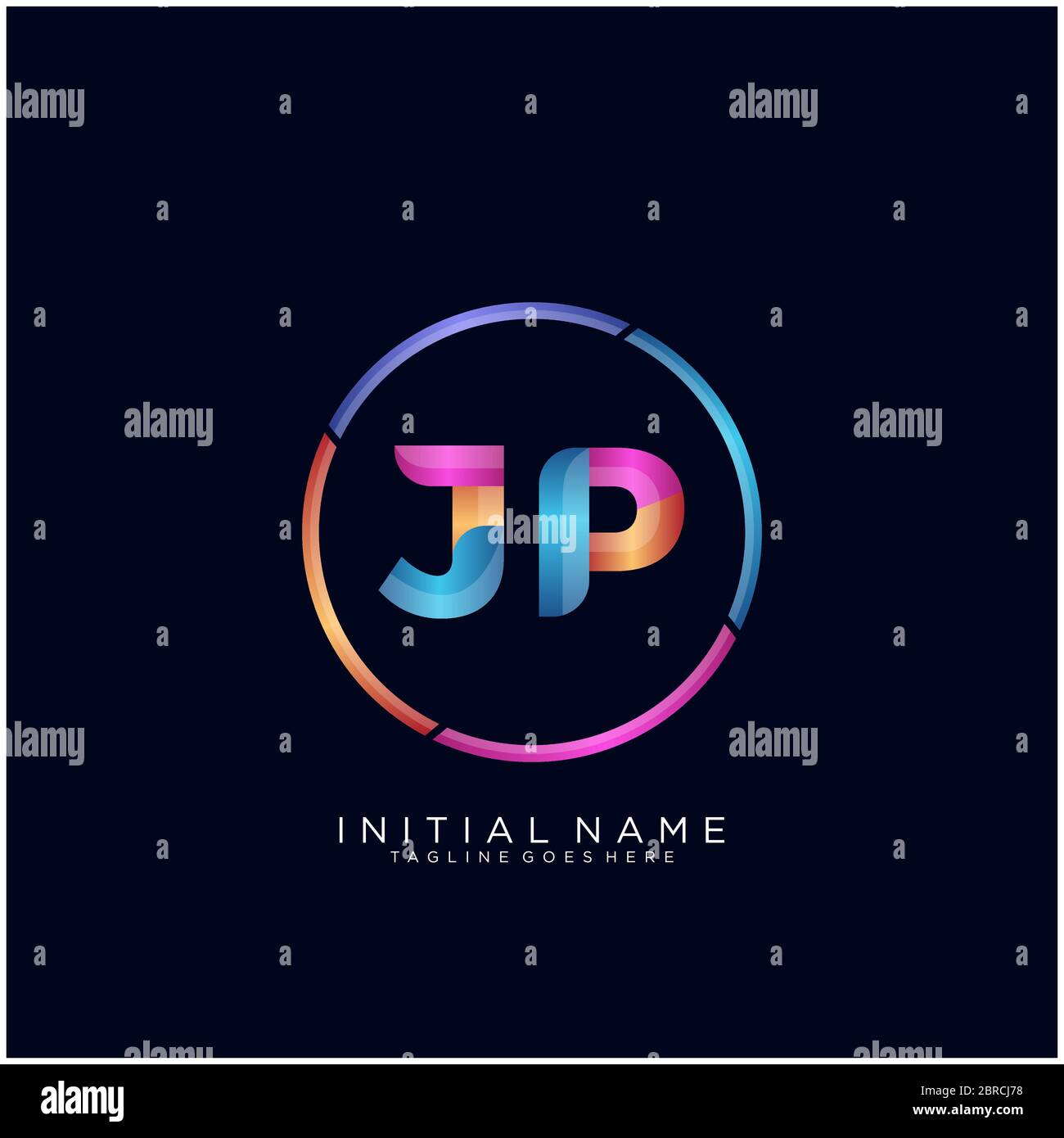Letter jp logo Cut Out Stock Images & Pictures - Alamy
