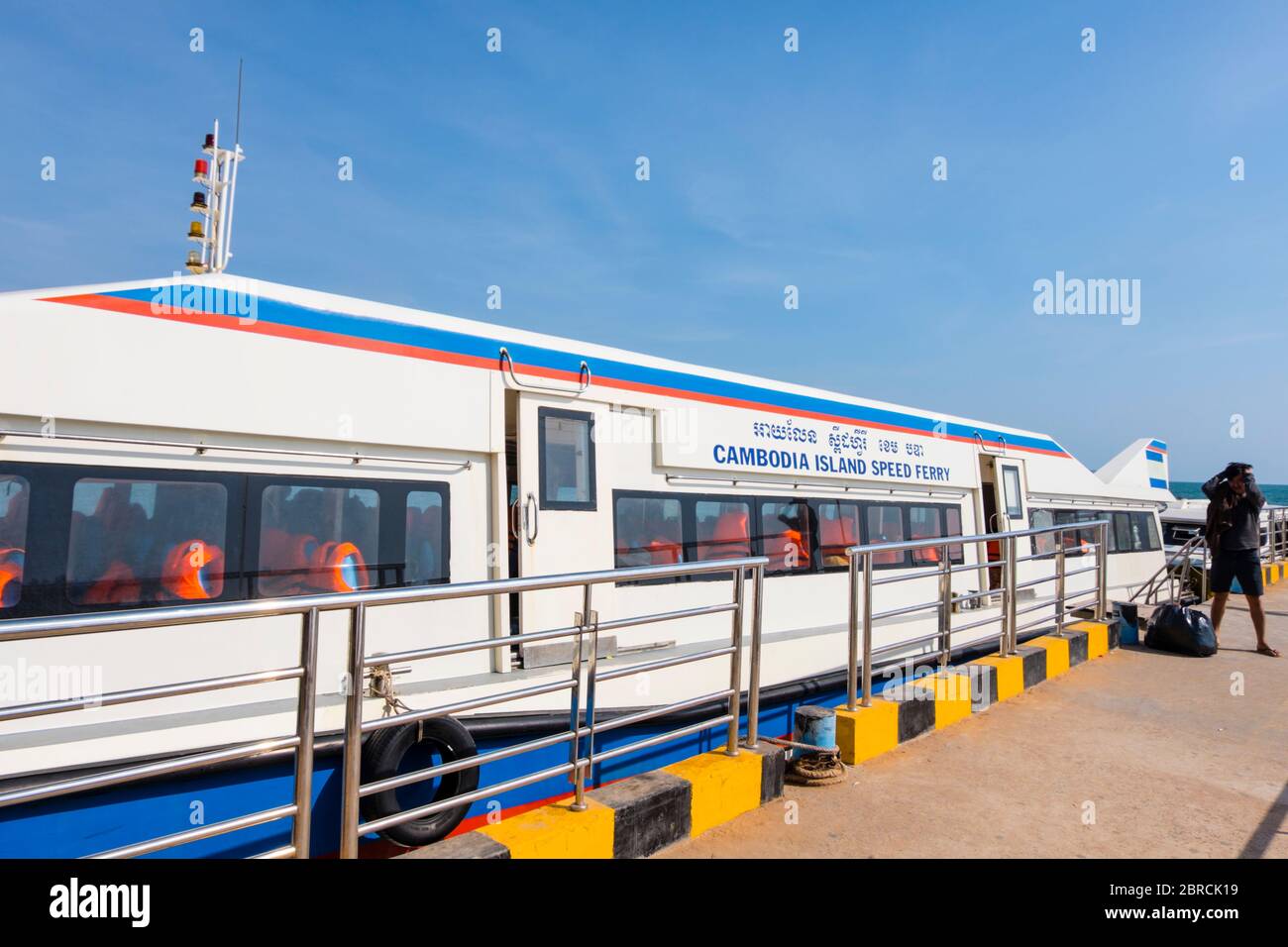 Cambodia Island Speed Ferry, ferry pier, Sihanoukville, Cambodia, Asia ...