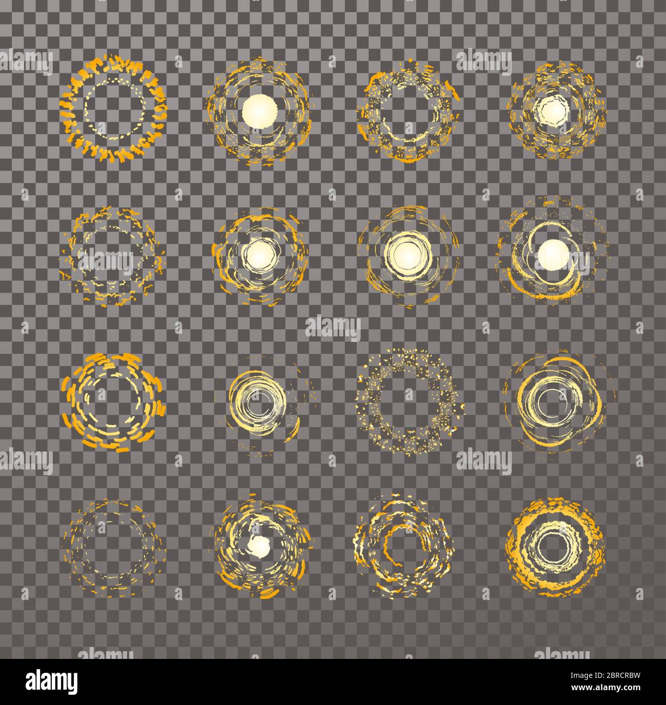 Sun logo set. Solar energy emblem collection. Yellow summer symbol. Hot ...