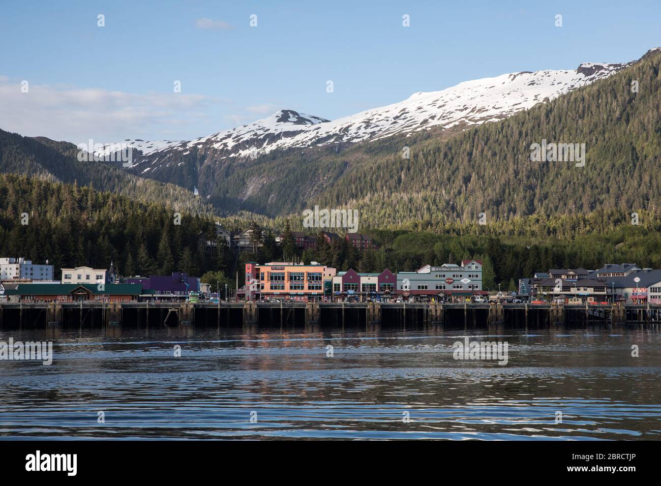 Ketchikan, Alaska, USA is a scenic southeast Alaska town with ...