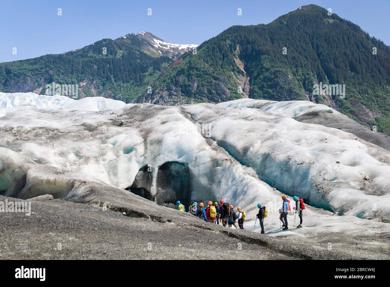 West Glacier Trail, Tongass National Forest, Juneau, Alaska, USA, winds ...