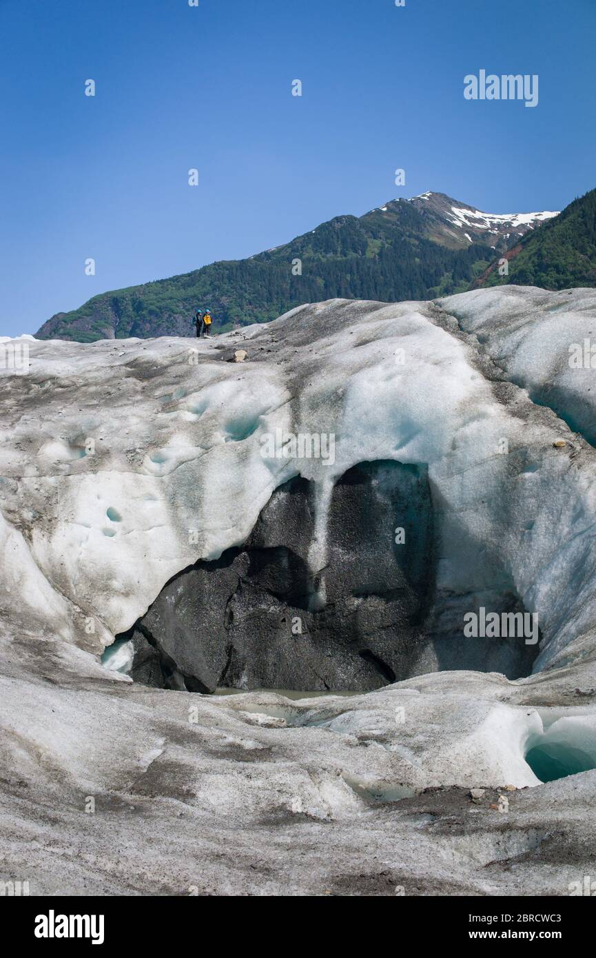 West Glacier Trail, Tongass National Forest, Juneau, Alaska, USA, winds ...