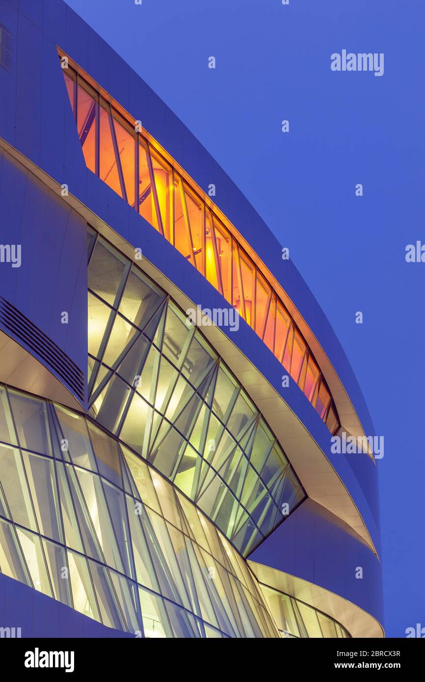 Mercedes-Benz Museum, Facade, Daimler, Bad Cannstatt, Stuttgart, Baden ...