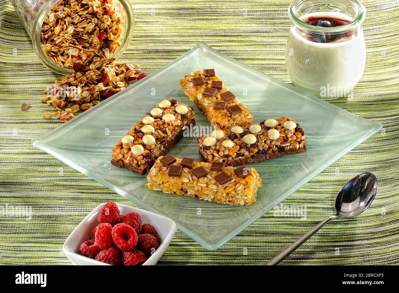 Crunchy bars, power bars, cereals, breakfast, Germany Stock Photo - Alamy