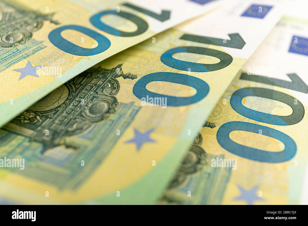 Hundred euro notes, banknote, fanned, Germany Stock Photo - Alamy