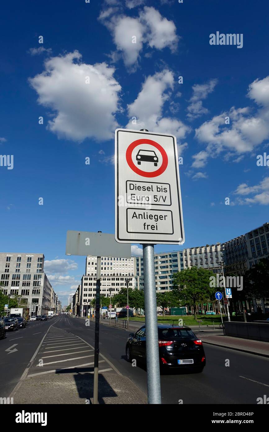 Diesel driving ban, Berlin, Germany Stock Photo - Alamy