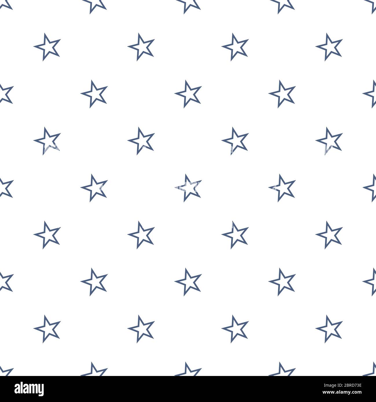 stars seamless pattern background. Stock vector illustration isolated ...