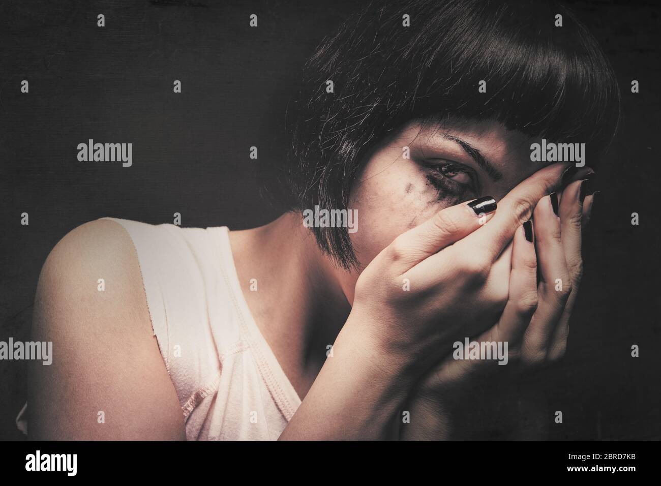 Crying hands hi-res stock photography and images - Alamy