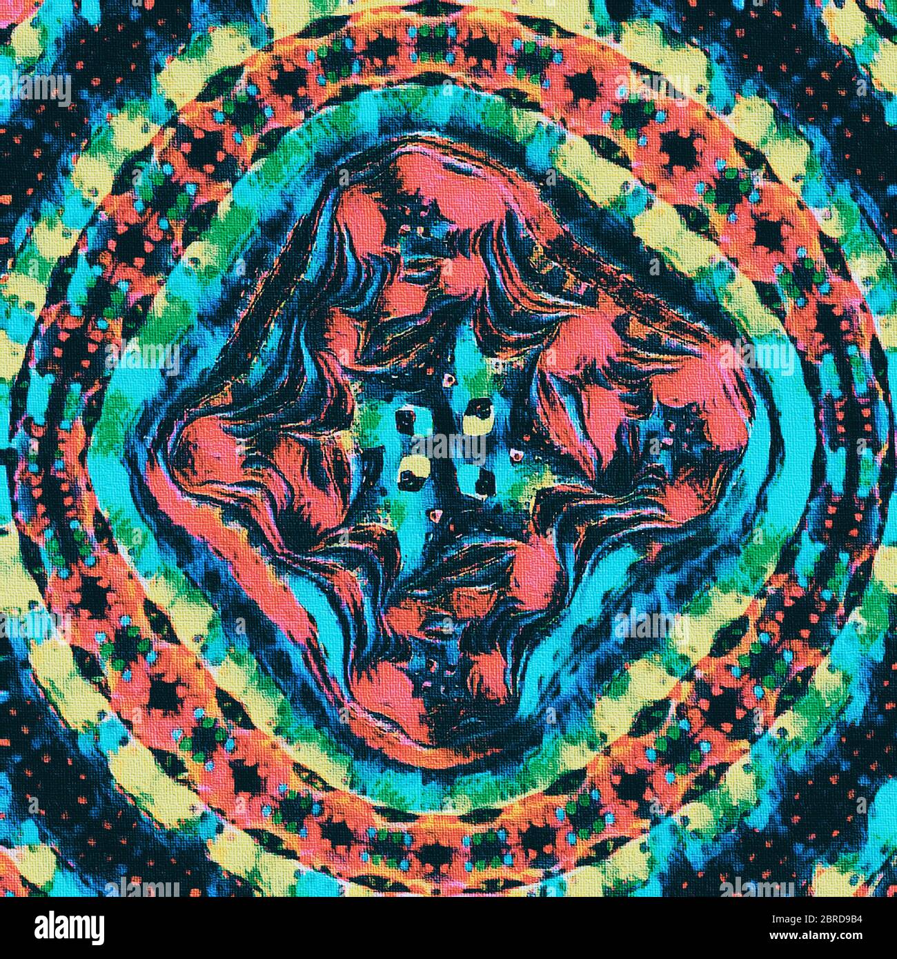 Digital abstract art. Beautiful combination of mixed colors. Creative ...